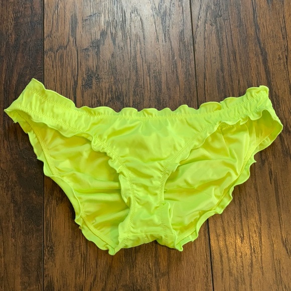 Victoria's Secret | Swim | Victorias Secret Neon Yellow Bikini Bottoms ...